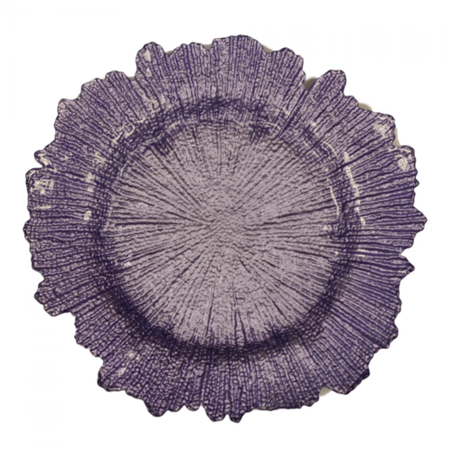 Alpine Gold Rim Glass Charger - Atlanta Party Rentals