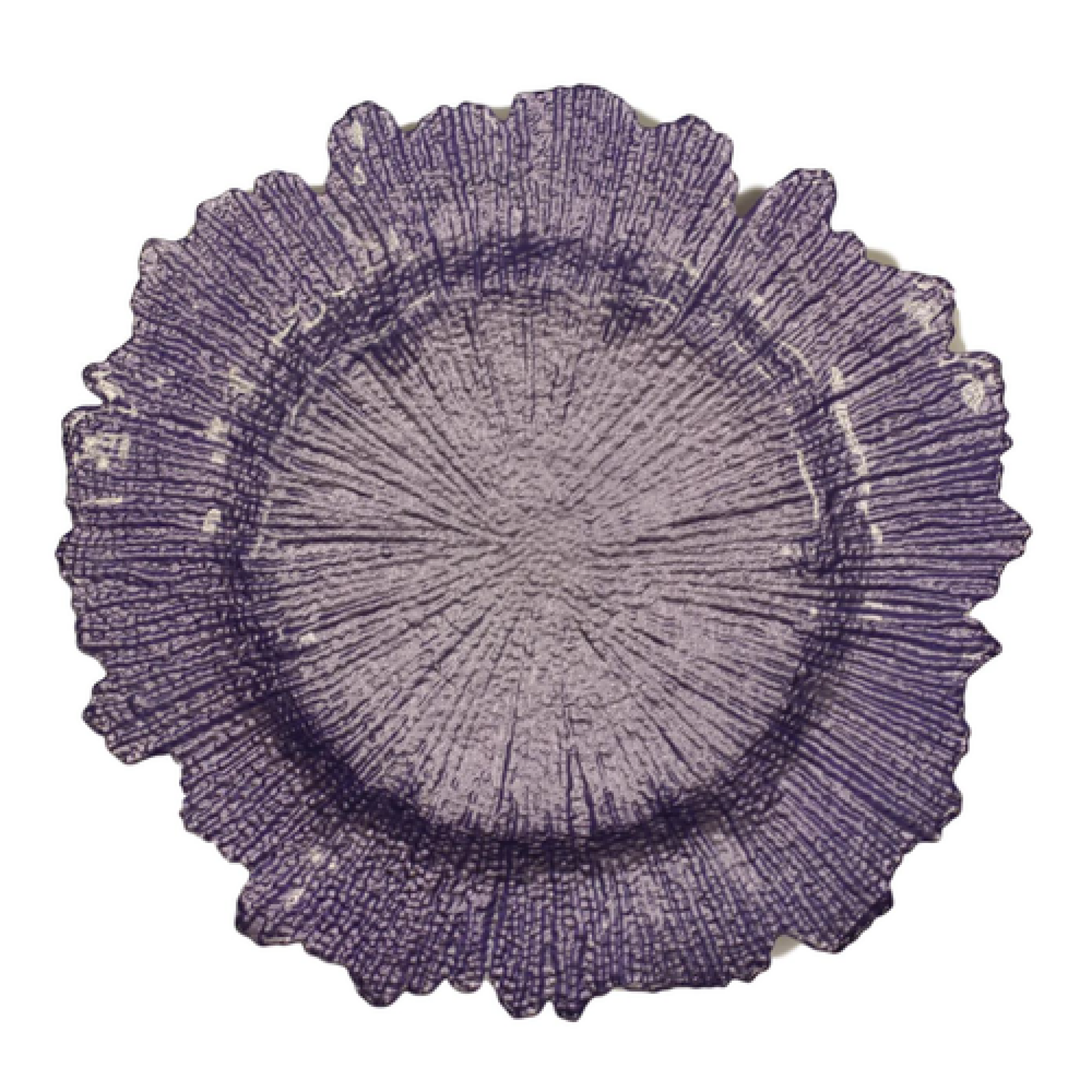 Alpine Gold Rim Glass Charger - Atlanta Party Rentals