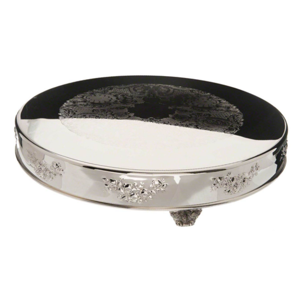 Silver Plated Cake Stand - Atlanta Party Rentals