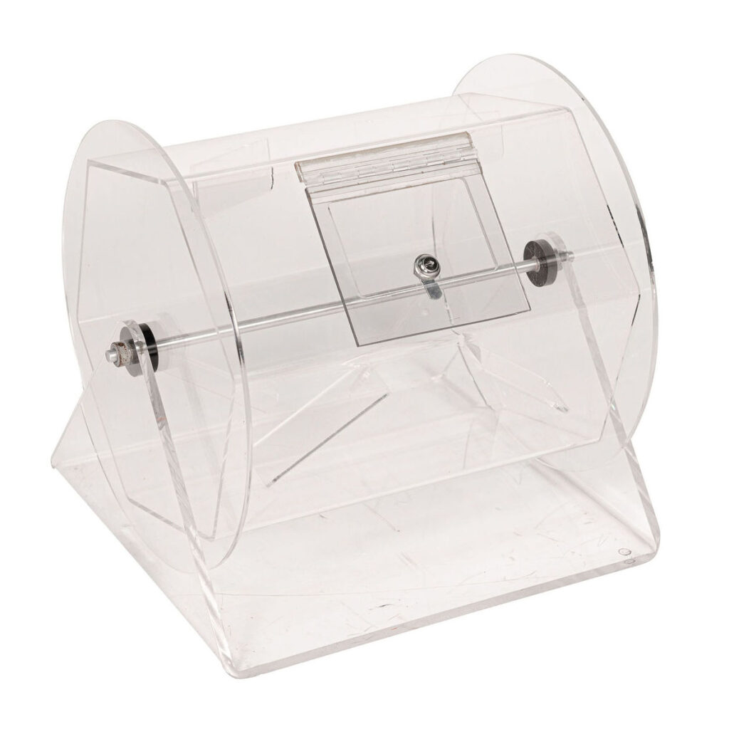 Raffle Drum, Acrylic - Atlanta Party Rentals